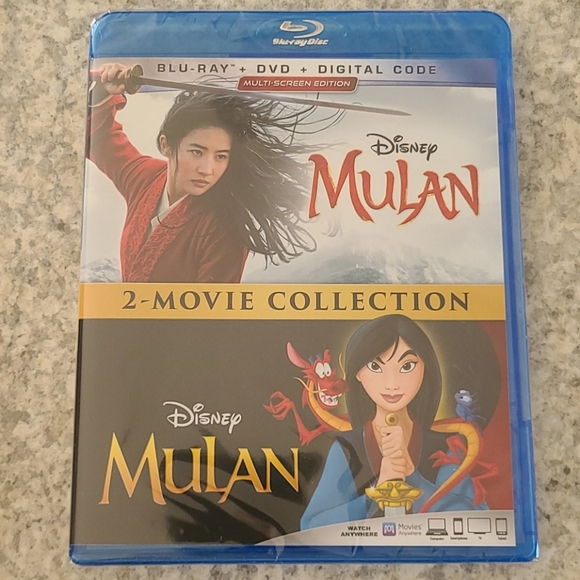 Disney | Media | Disneys Mulan 2 Movie Collection Bluray Dvd | Poshmark
